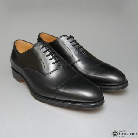 Cheaney Lime black 5 eye oxford leather sole UK Men's Size 6.5