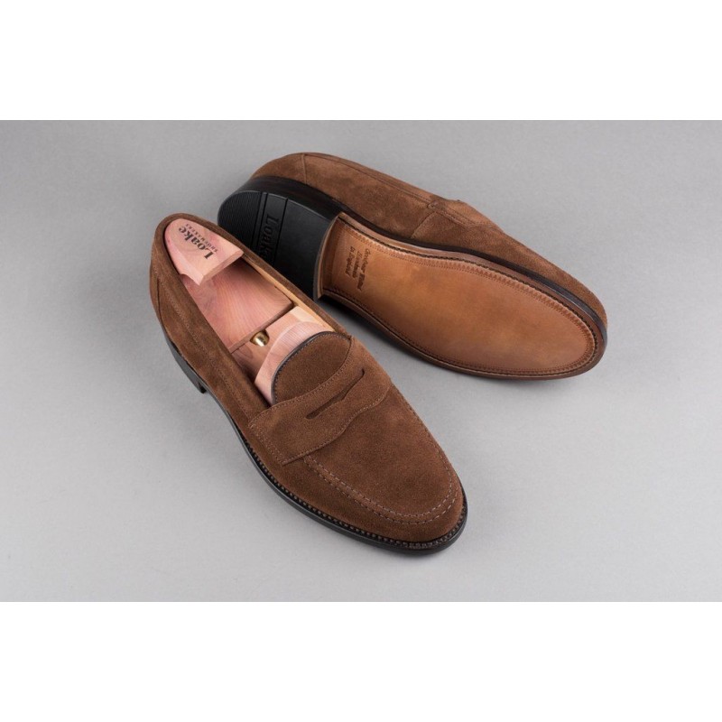 Loake *Eton brown suede loafer UK Men's Size 7.5