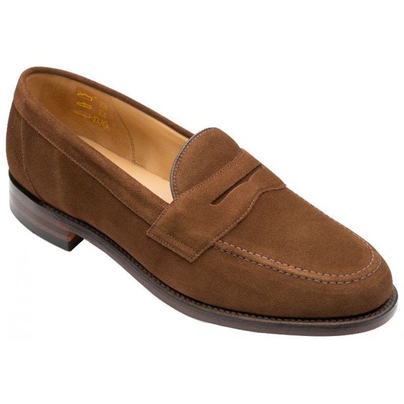 Loake *Eton brown suede loafer UK Men's Size 7.5