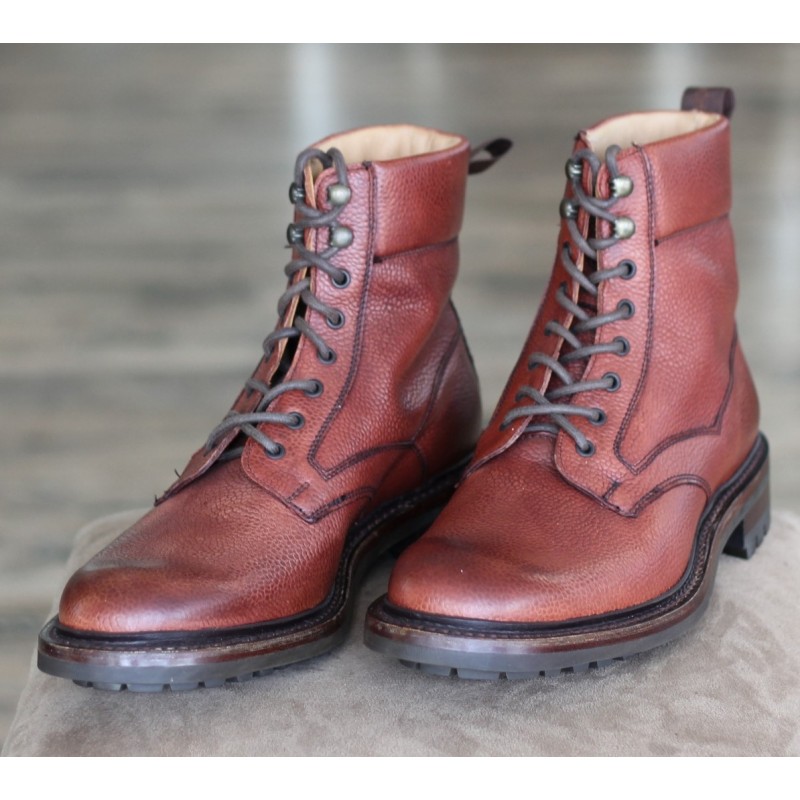 Cheaney Specials J1599-198 brown grain 8 eye lace boot UK Men's Size 8