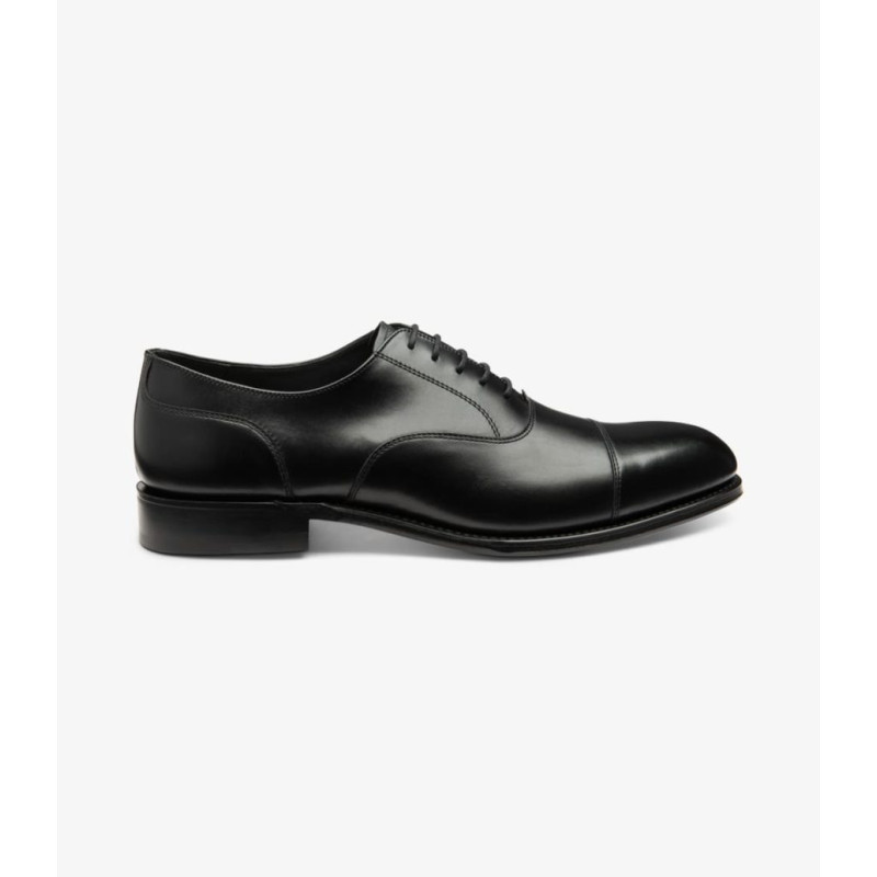 Loake Stonegate carbon black calf oxford cap toe/balmoral UK Men's Size 7