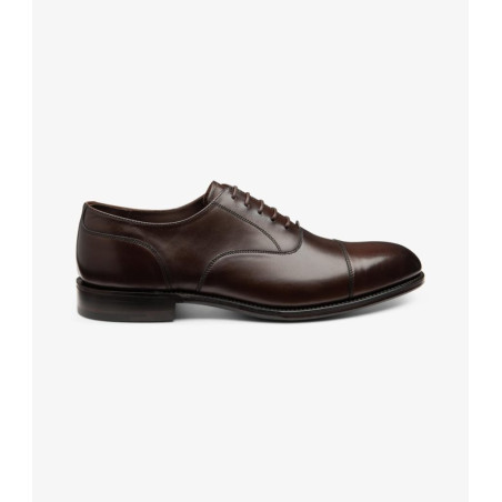 Loake Stonegate scorched walnut calf oxford cap toe/balmoral UK Men's ...