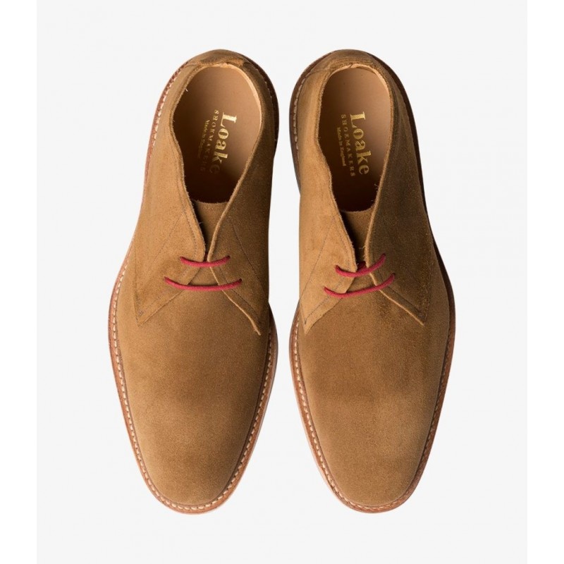 Loake *Sandown brown suede 2 eye chukka boot UK Men's Size 8.5